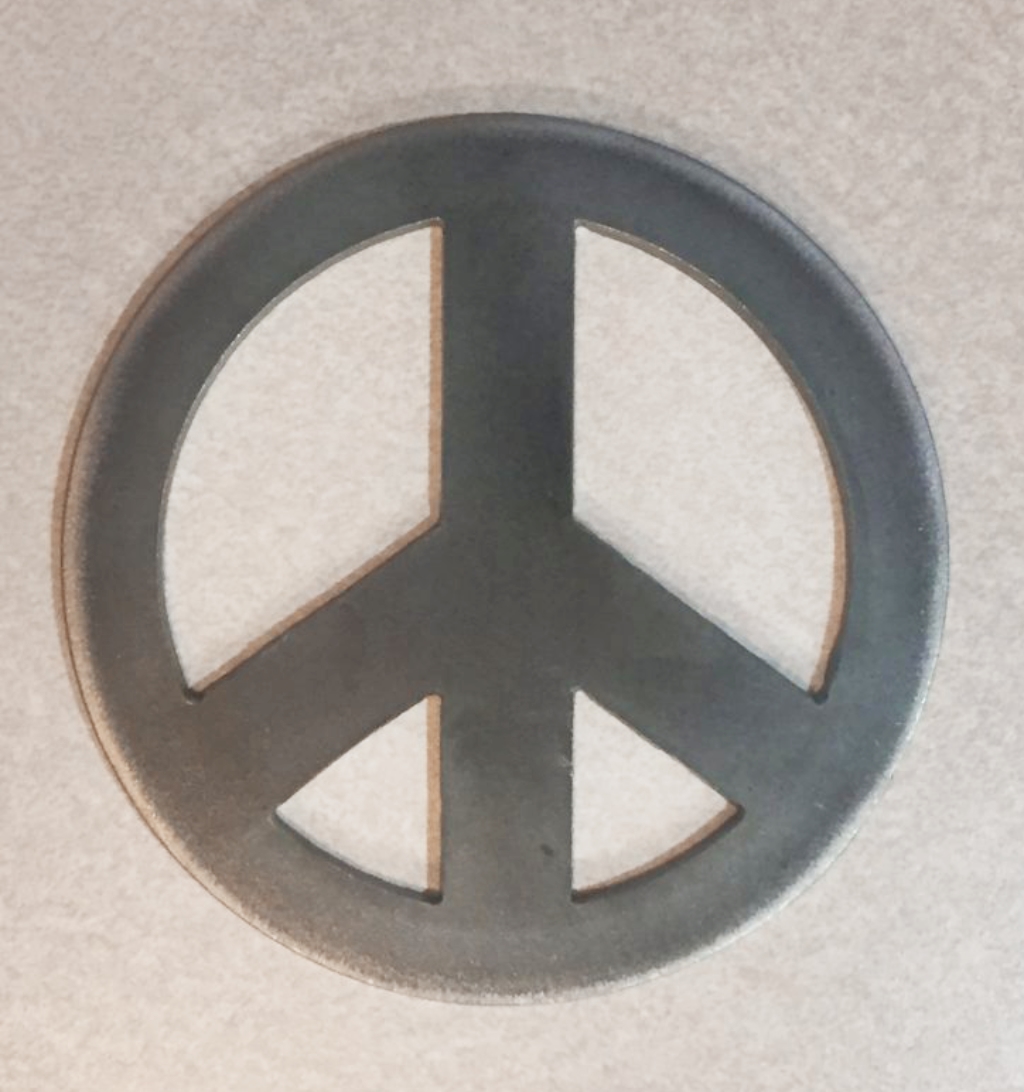 Peace Sign Candle Topper! | Candle-Toppers.com