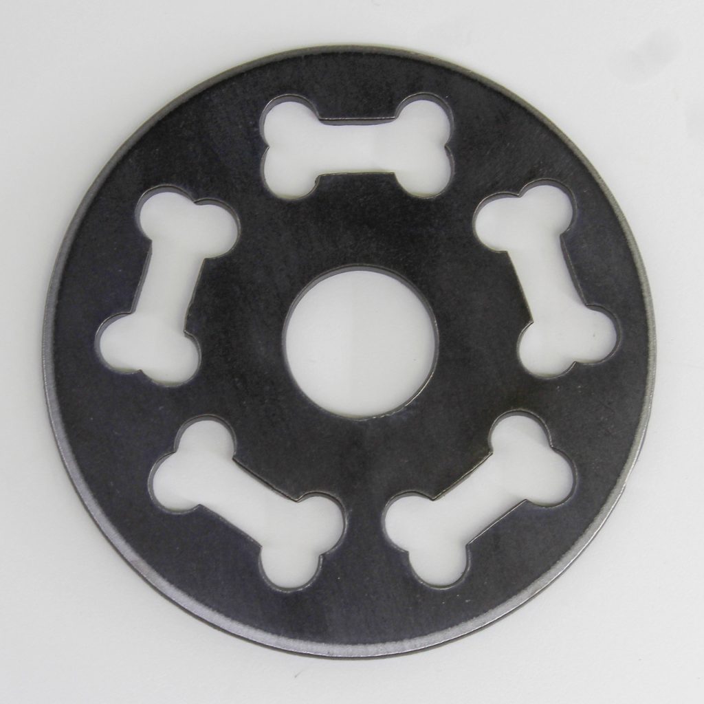 Dog Bones in Circle Candle Topper! | Candle-Toppers.com