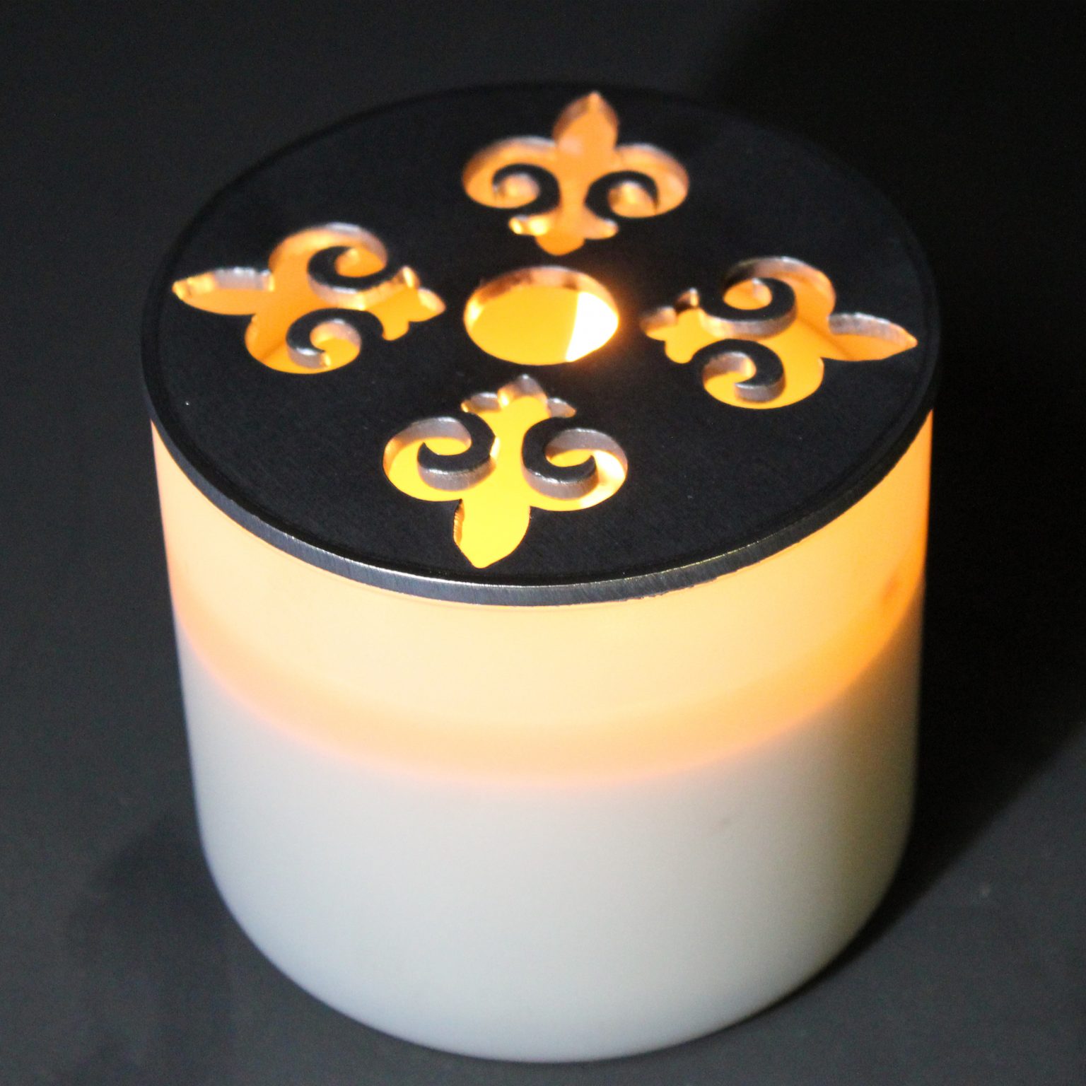 Fleur-De-Lis Candle Topper! | Candle-Toppers.com