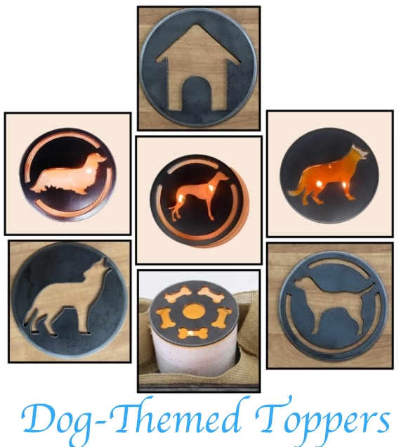 Dog-Themed Toppers - Candle-Toppers.com